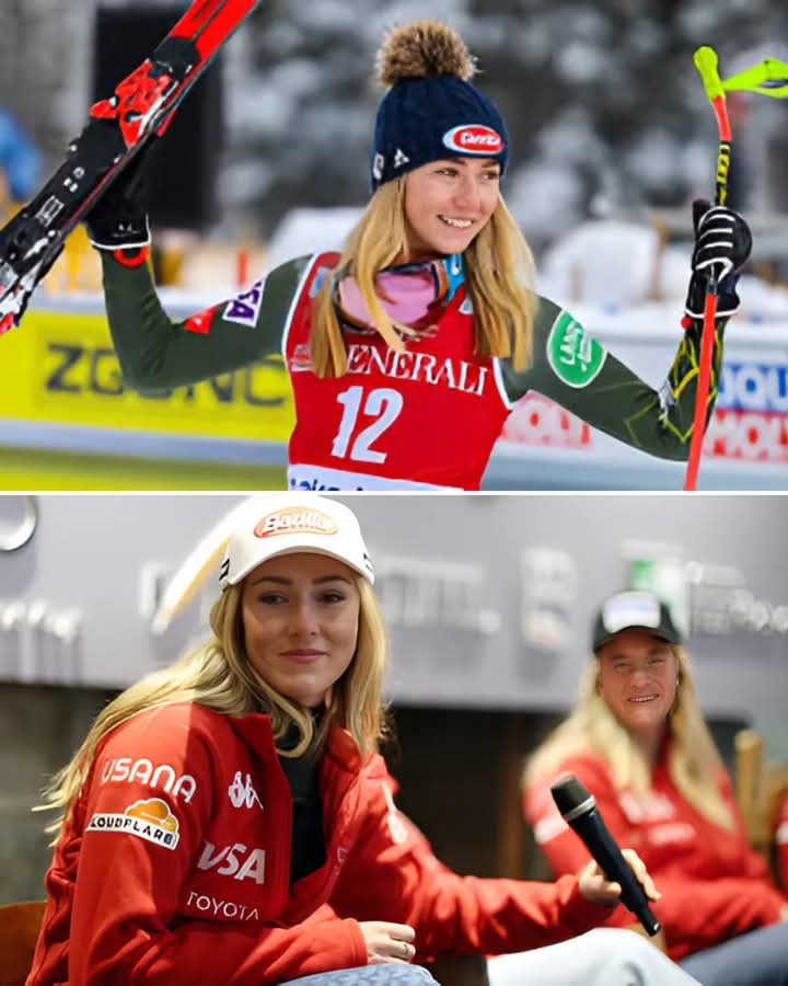 Mikaela Shiffrin reacts to compatriot Lauren Macuga earning podium ...